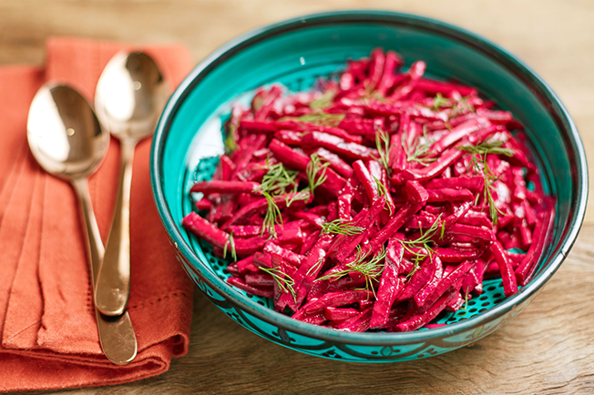 Salada de beterraba assada com tahine - Panelinha
