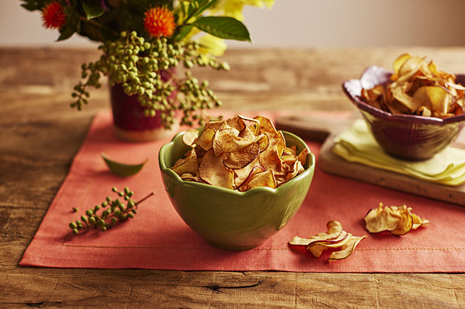Chips de maçã na AirFryer da Rita Lobo - Panelinha